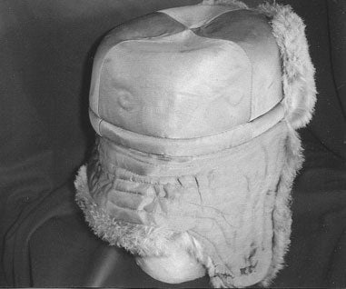 A WW2 German tanker's winter crash helmet for the Russian Front