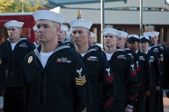 12 Years of USN Service Now Earns Gold Stripes - Militarytrader