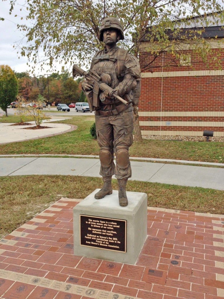 Statue honoring female soldiers in Army unveiled at Fort Lee