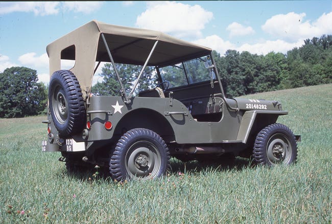 Iconic Historic Military Vehicle: WWII Ford GPW and Willys MB 1/4-ton Jeep