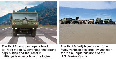 Oshkosh Defense awarded $19 Million order for 31 P-19R ARFF Vehicles