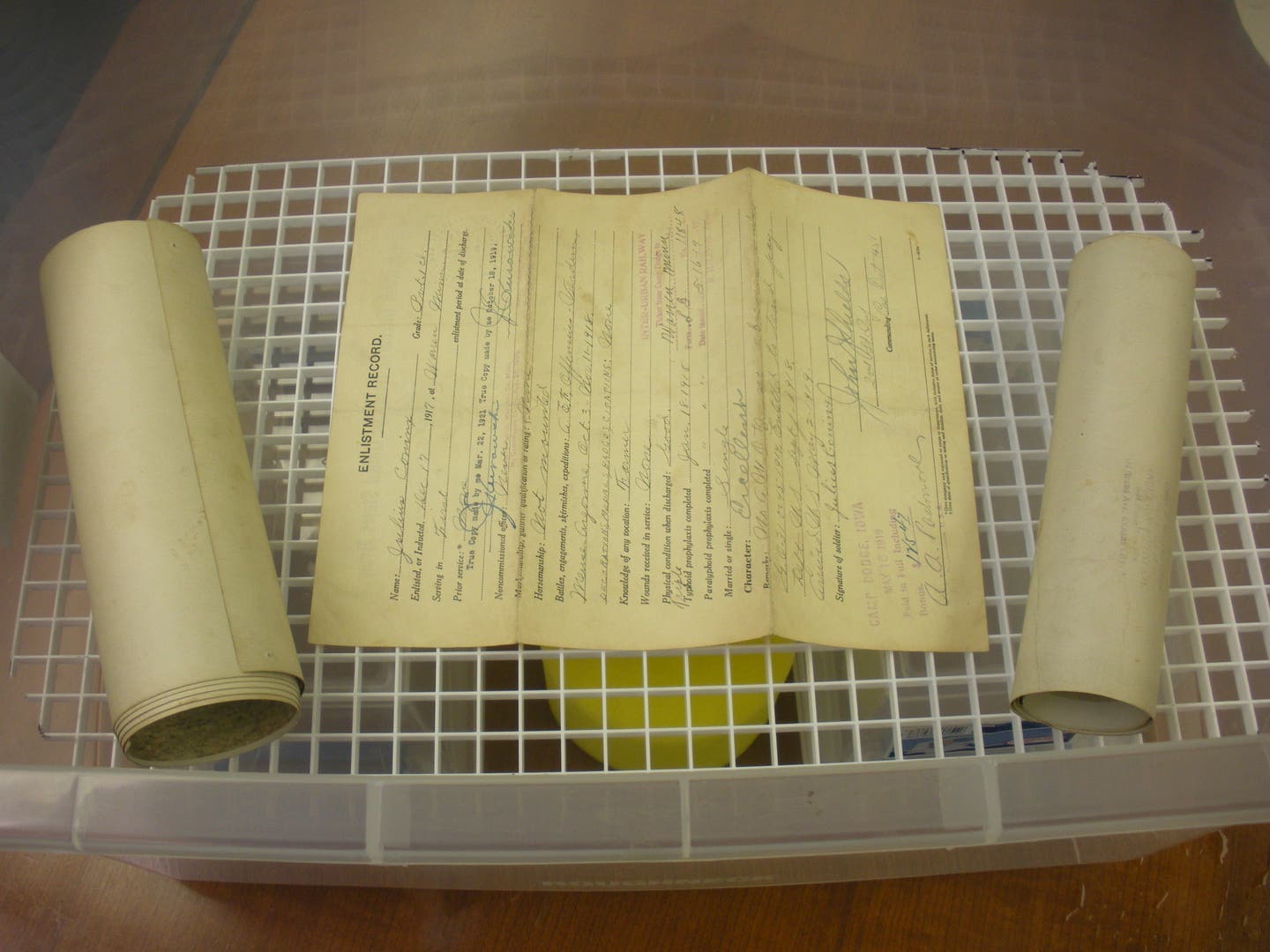 Curled papers? Flatten and Unroll those Historic Documents