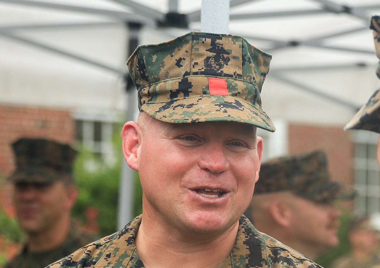 Why are there red patches on Marines' caps? - Militarytrader