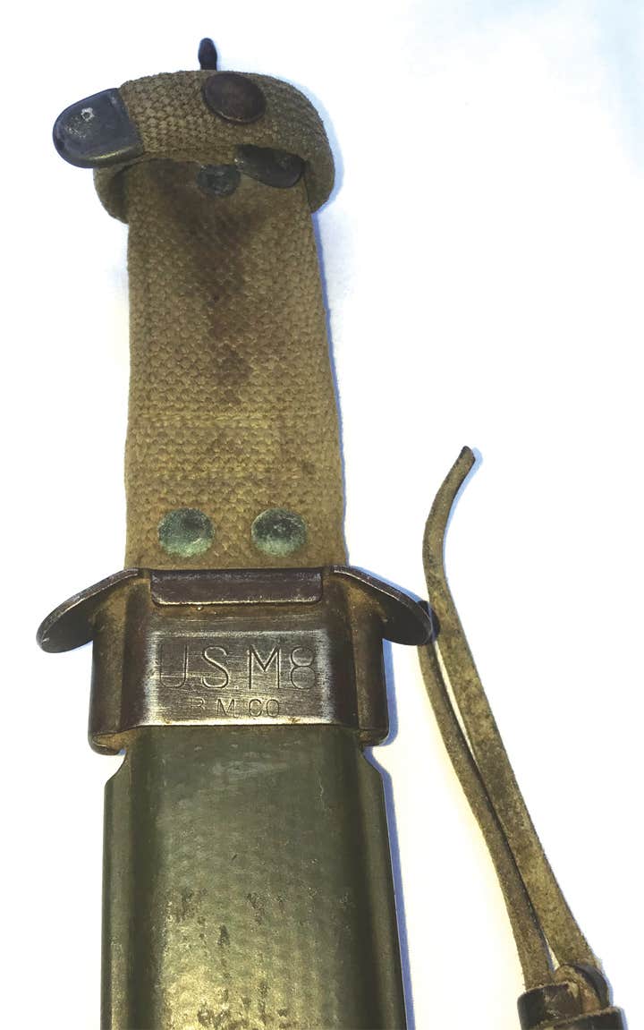 The US M8 / M8A1 Scabbard - Militarytrader