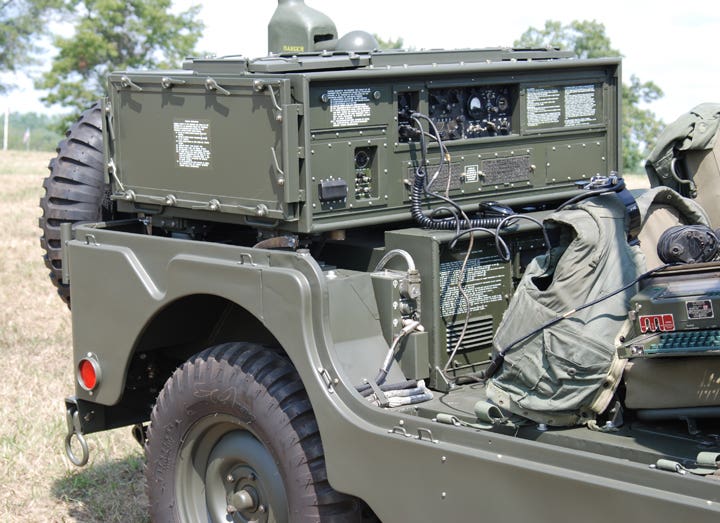 1954 MRC-87 USMC Forward Air Control Radio Jeep - Militarytrader