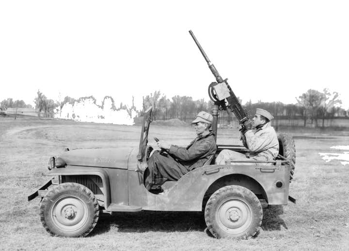 Machine Gun Mounts for Quarter-Ton Military Jeeps - Militarytrader