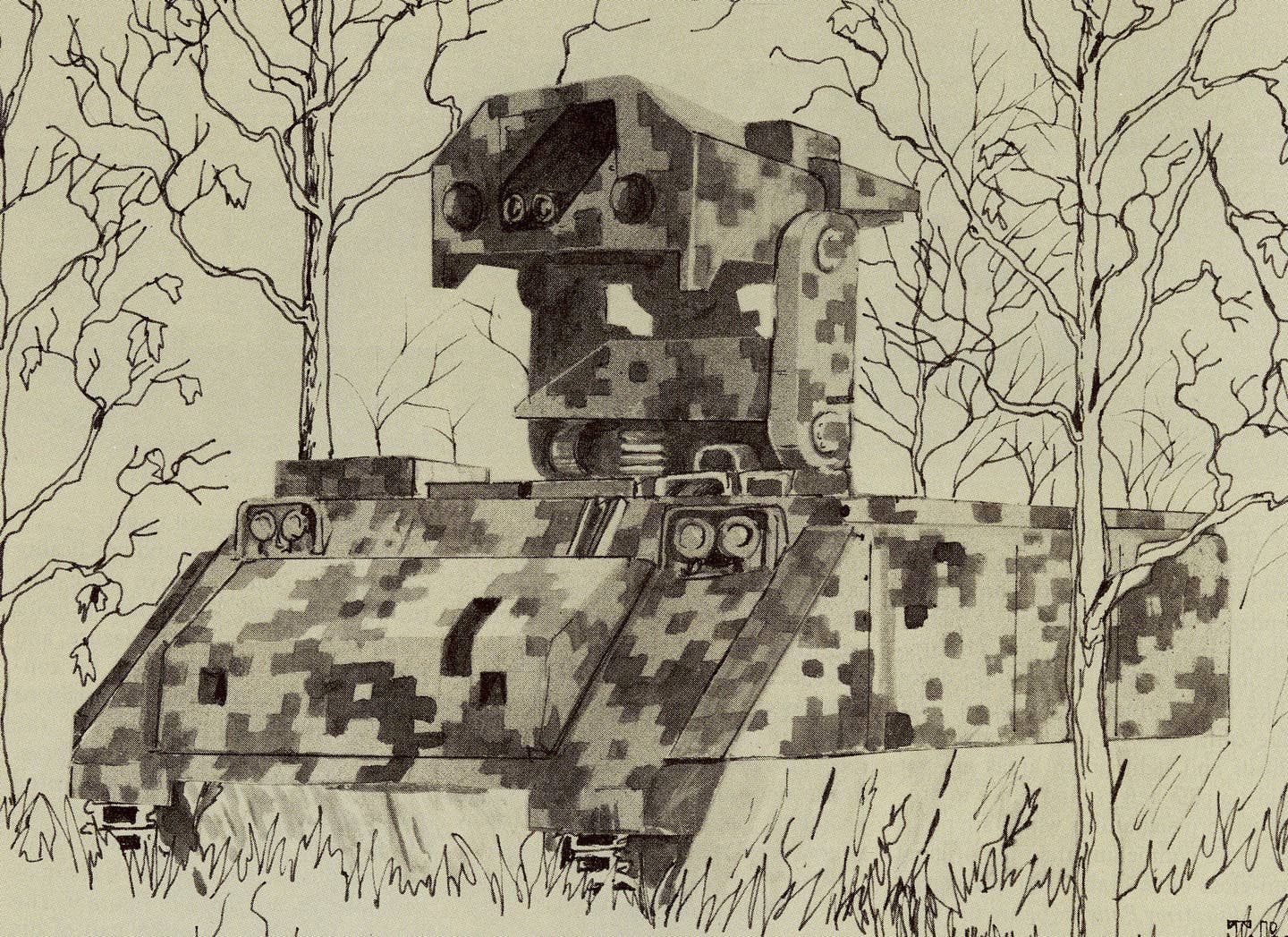 Computer-Generated, Pixelated Camo? The US Army's experimented with ...