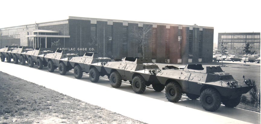 Cadillac Gage V-100 Commando Armored Vehicle - Militarytrader