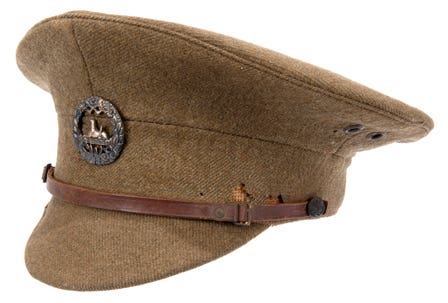 Gor Blimey! The WW1 British Winter Service Dress Cap, 1914-1916