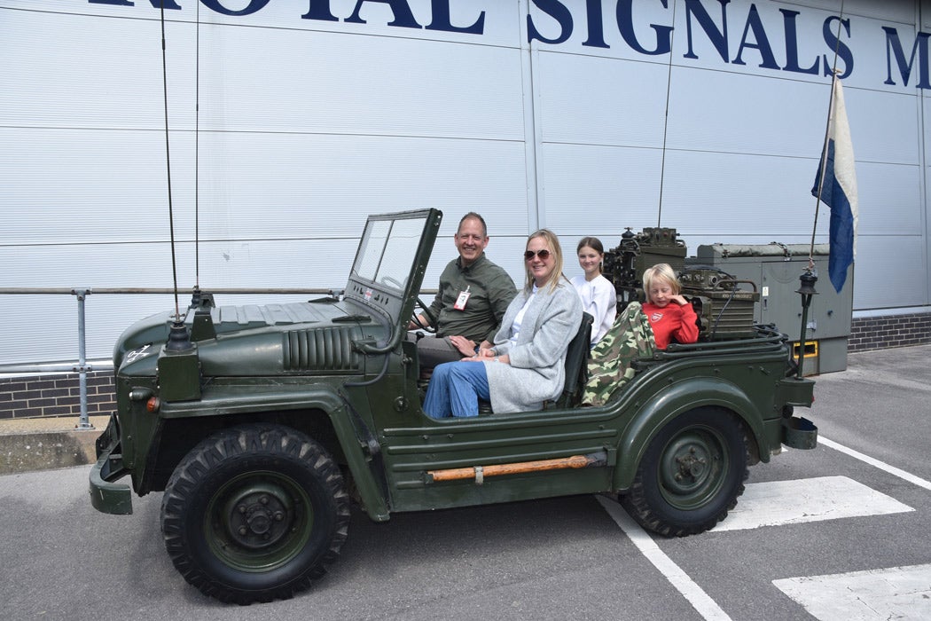 An Austin Champ finds its new home at UK's Royal Signals Museum