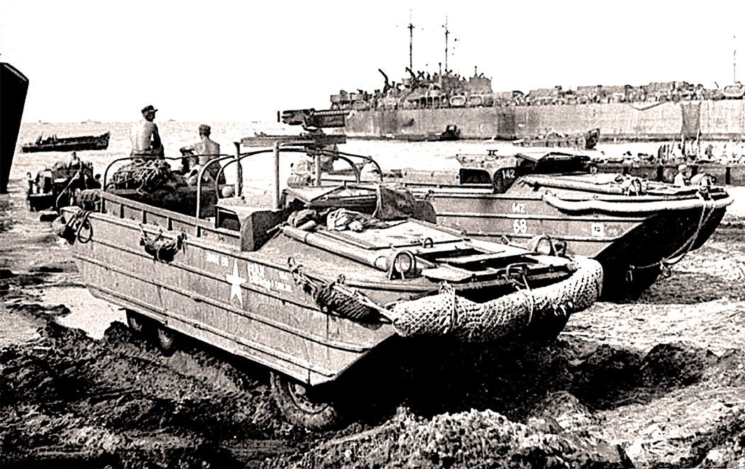 DUKWs on D-Day - Militarytrader