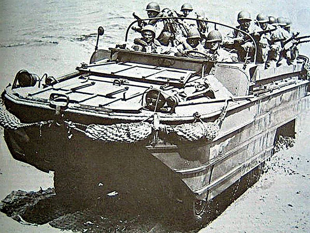 DUKWs on D-Day - Militarytrader